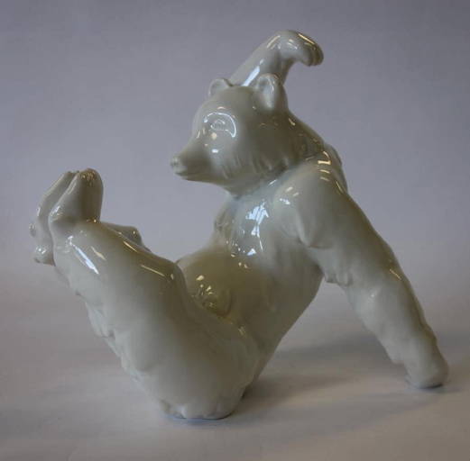 Large KPM Porcelain Bear - Mar 27, 2014 | Klein James / Seattle Auction ...