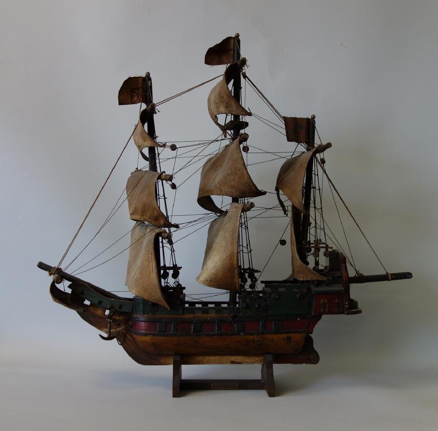 Ship Model, Mayflower, Handmade Wooden Ship