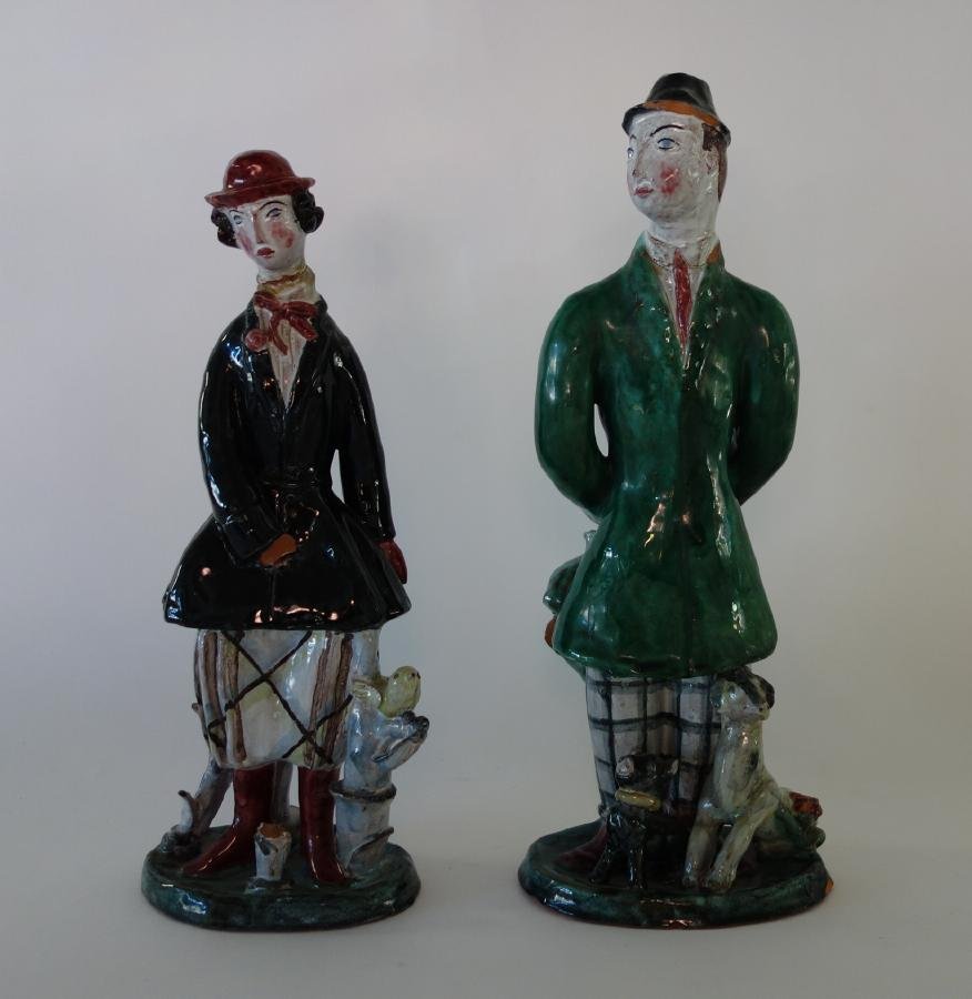2 Wiener Werkstatte Susi Singer Figurines