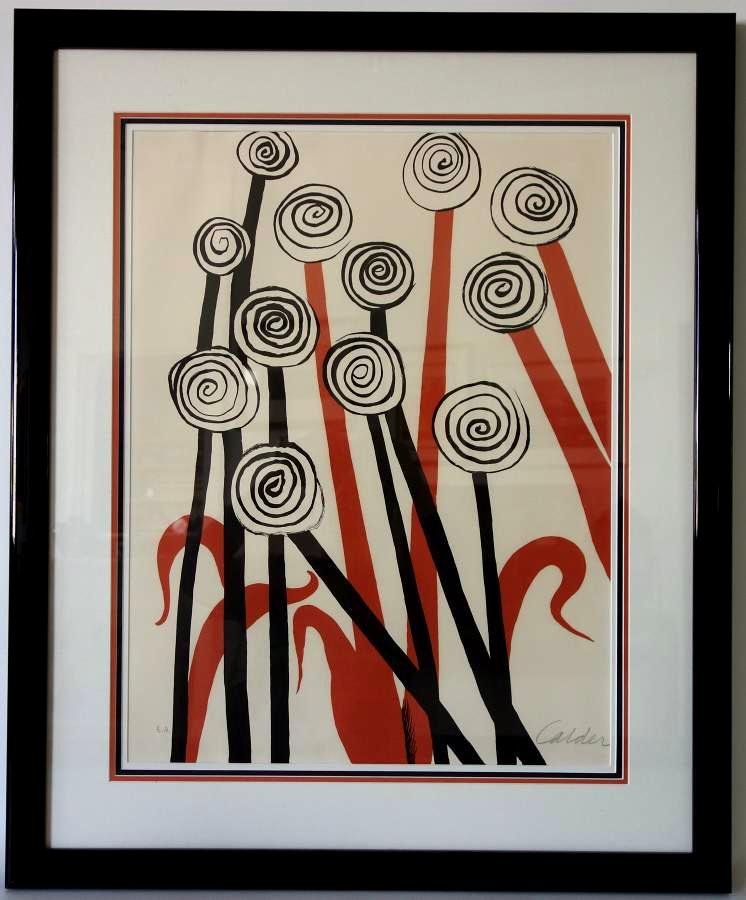 Alexander Calder, Spiral Flowers, Artist Proof