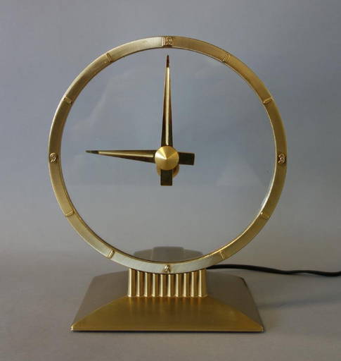 Jefferson Mid Century Electric Golden Hour Clock