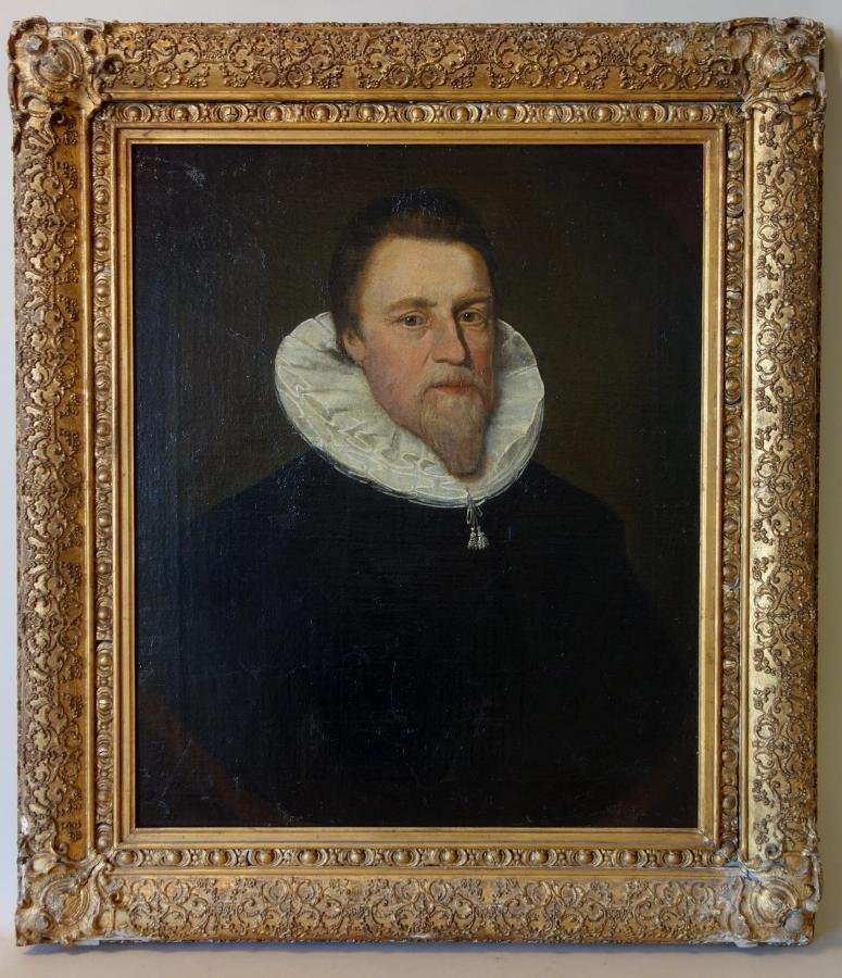 18thc Framed Portrait of a Gentleman