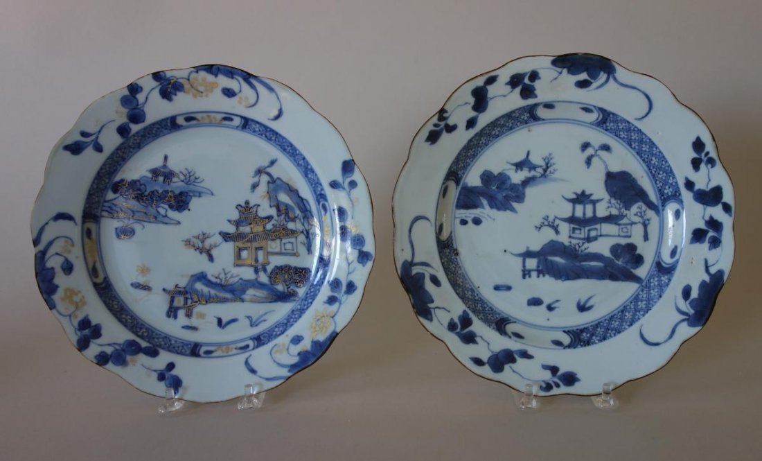 18thc Nanking Porcelain Plates, Nanking Cargo