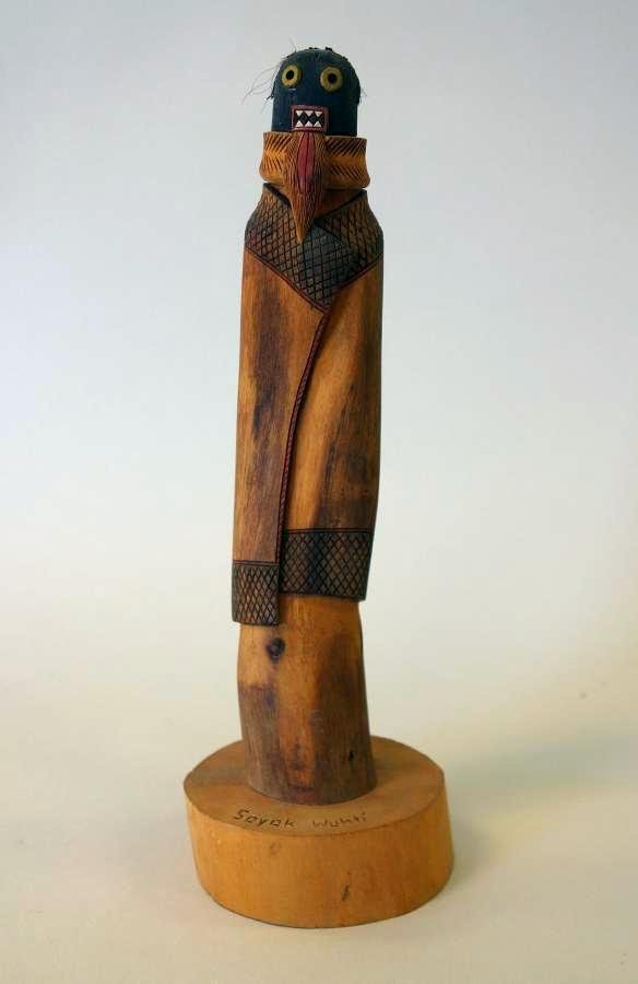 Hopi Kachina, Soyok Wuhti By Fred Koruh