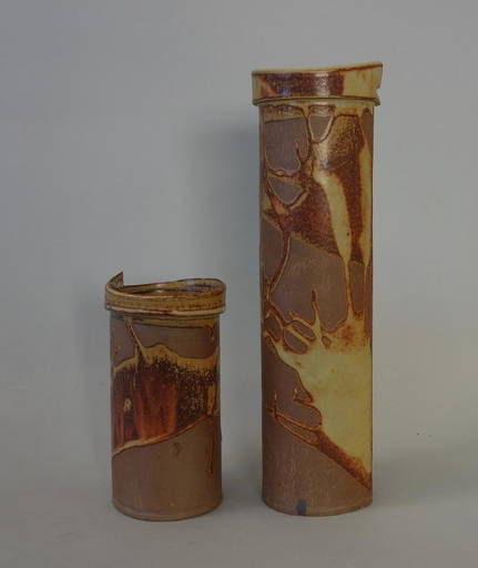 Ron Burke, Mid Century Rock Tavern Pottery Vessels