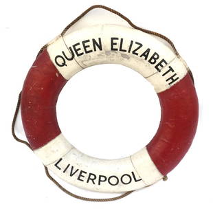 R.m.s. Queen Elizabeth Original Life Ring