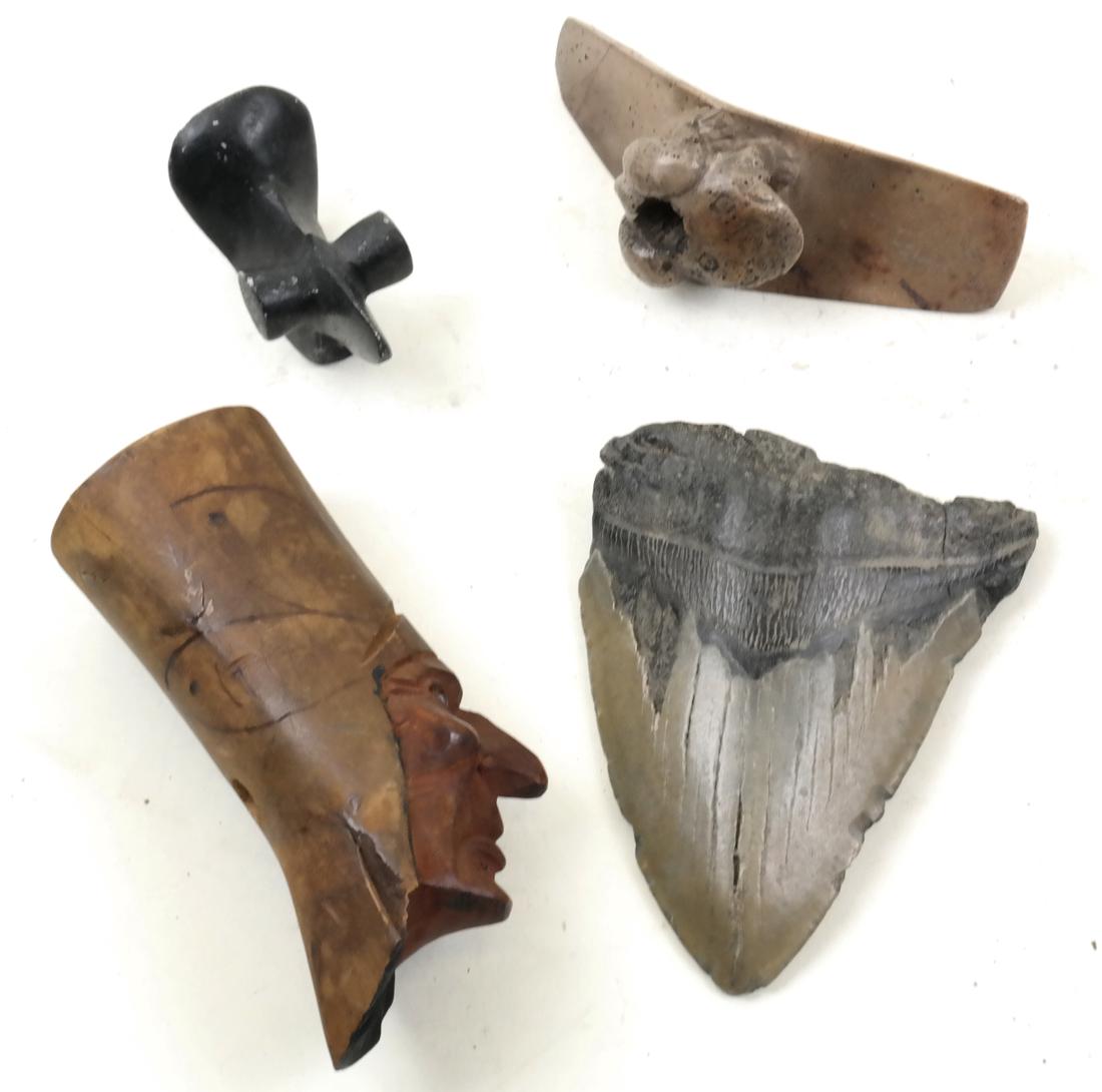 Four Various Native American Objects