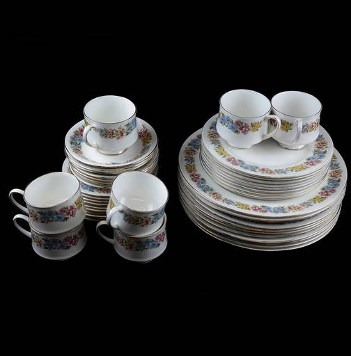 Partial Set English Dinnerware By Chinacraft