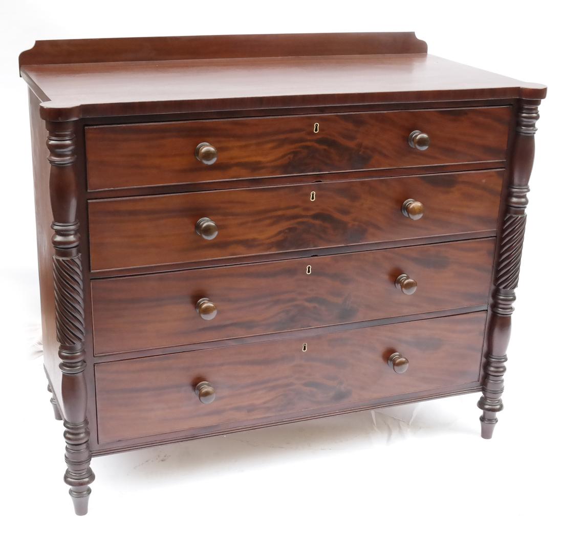 American Federal Period Chest of Drawers