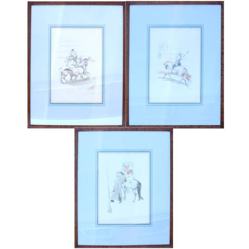 Pau Roig Catalan, Circus Performers 3 Color Prints