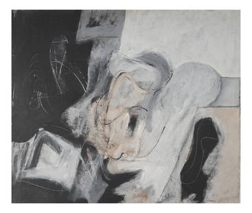 Richard Schemm, Abstract Oil On Canvas