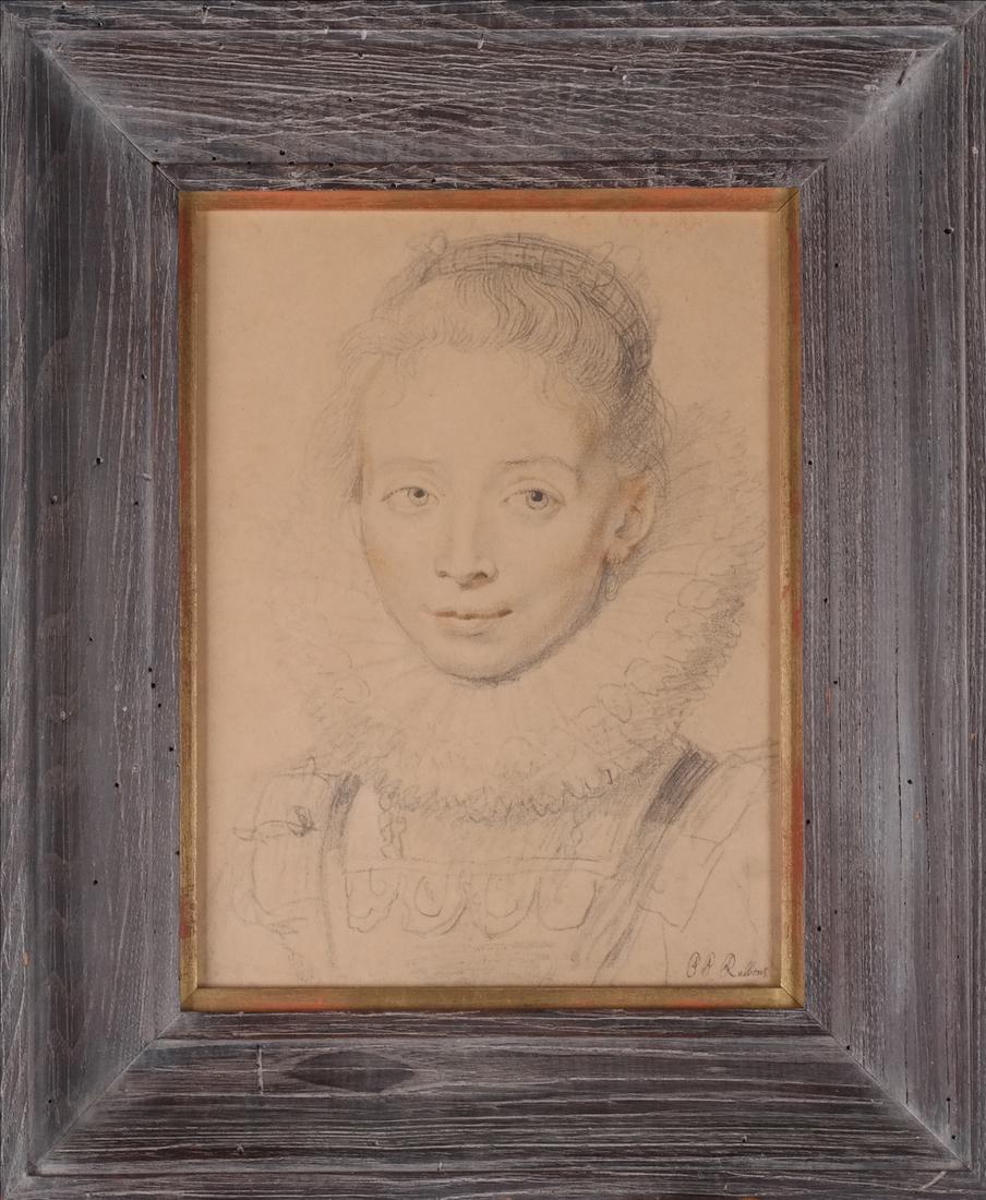 PR Rubens, Portrait of a Woman - Drawing - Feb 09, 2019 | Roland NY in NY