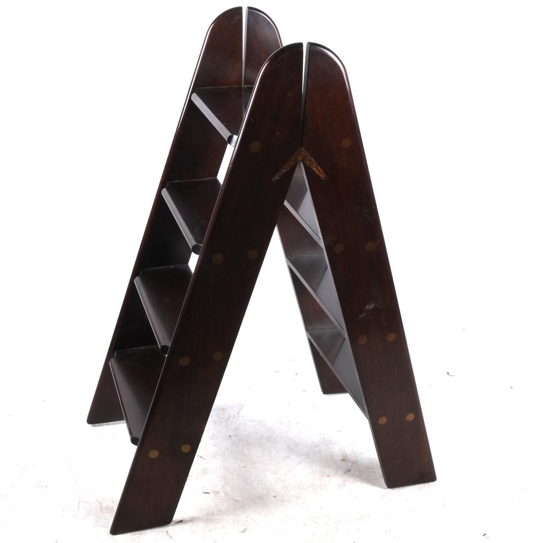 English Style Folding Library Steps