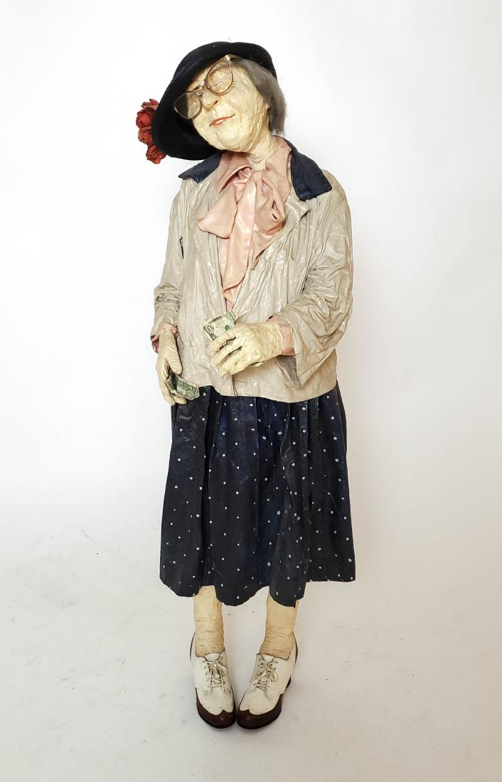 Kay RITTER: Papier Mache Figure - Apr 13, 2019 | Roland NY in NY
