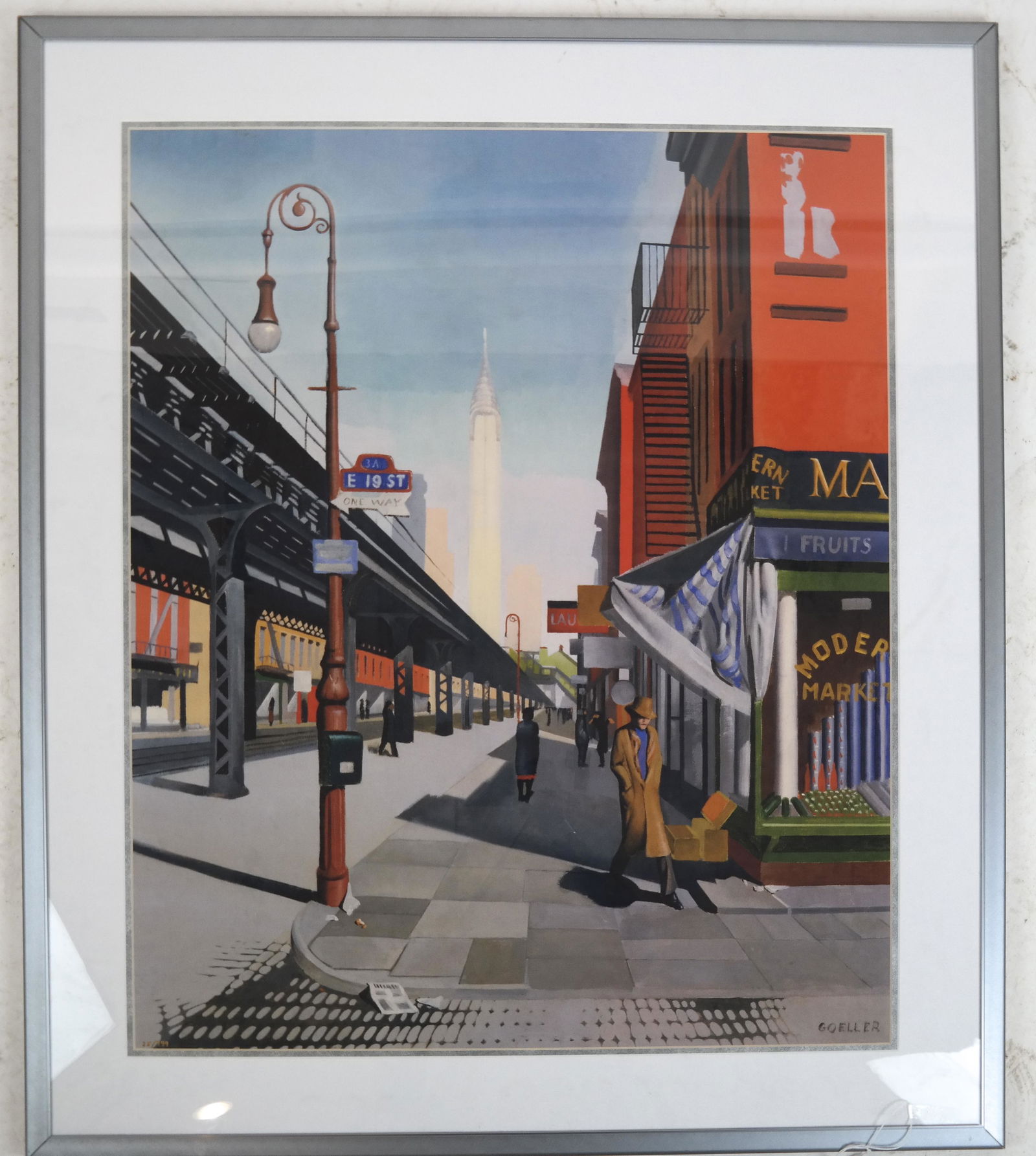 Charles GOELLER: Street Scene - Lithograph - Sep 07, 2019 | Roland NY in NY