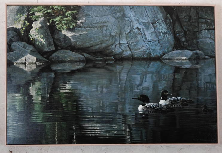 Robert Bateman: "northern Reflections" Le Canvas