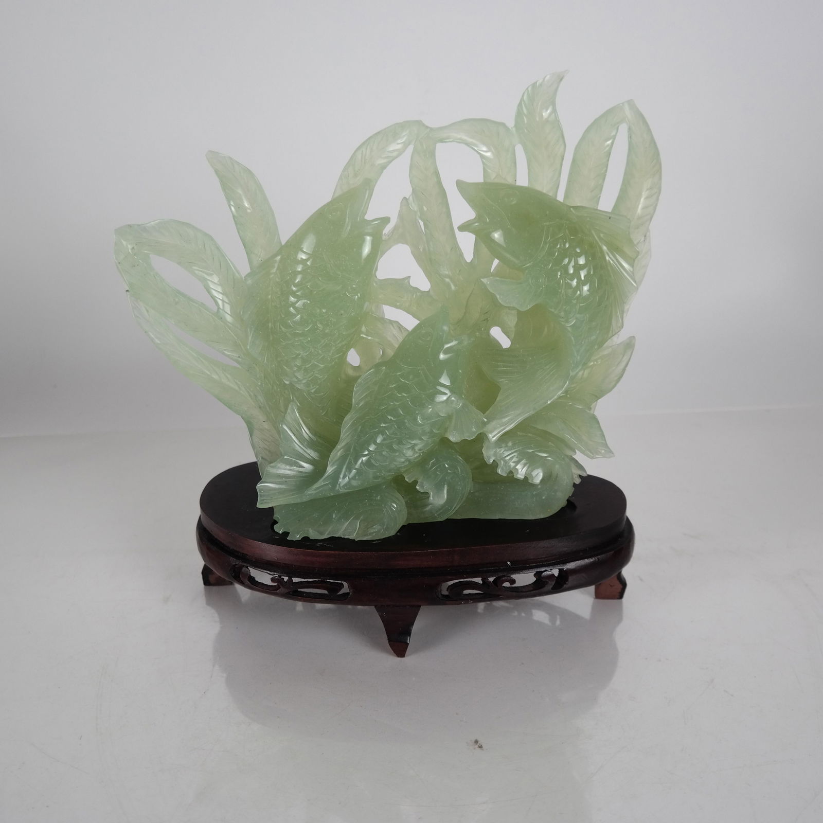 Chinese Pale Green Jade Fish Group - Dec 07, 2019 | Roland NY in NY