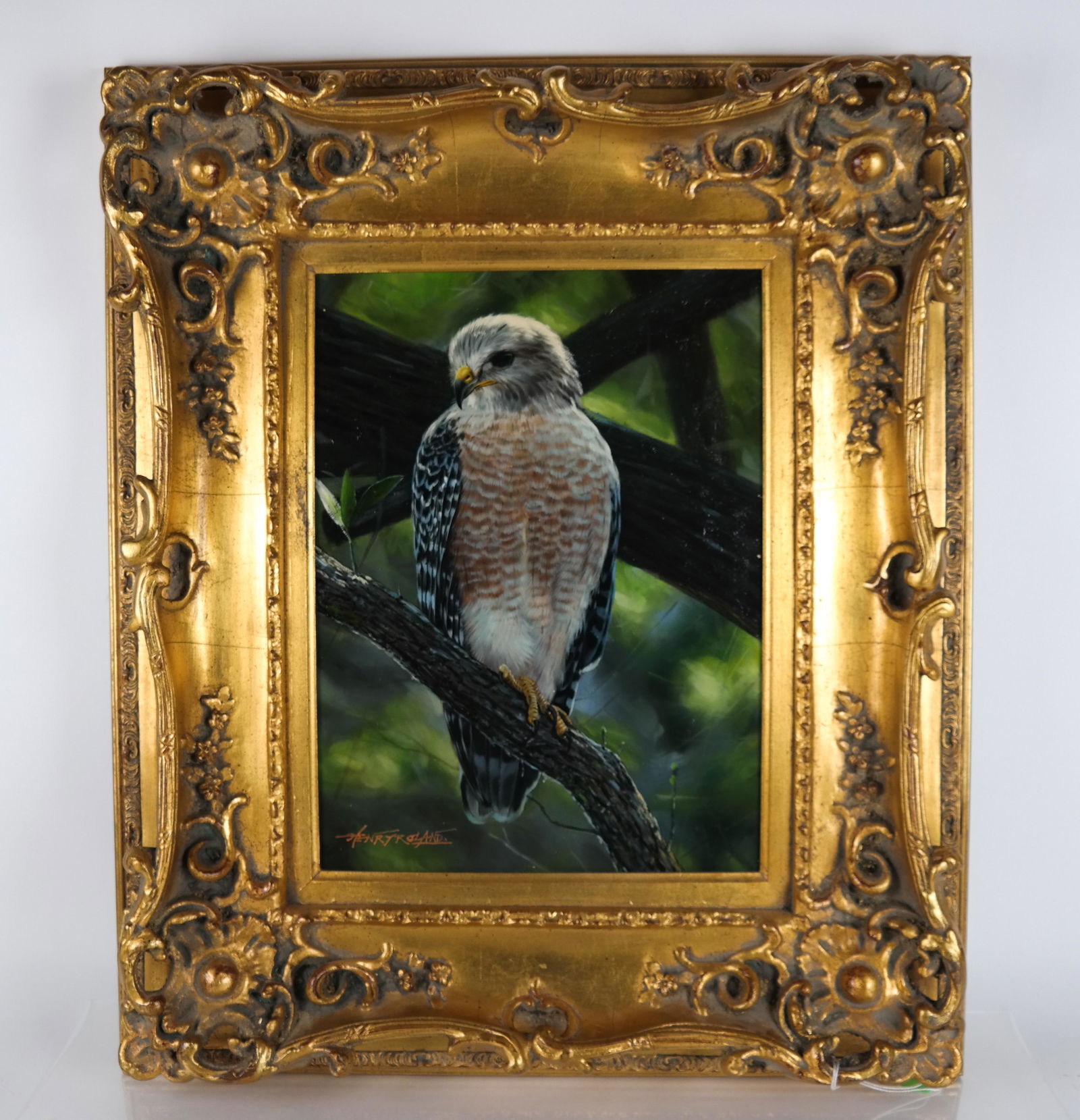 Henry ROLAND: Painting of Hawk - Jan 12, 2020 | Roland NY in NY