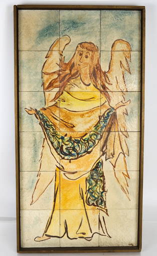 Winged Angelic Figure on Tiles - Feb 08, 2020 | Roland NY in NY