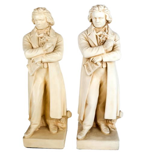 Two Composition Beethoven Statues