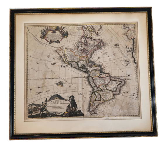 Johannes Homann:totius Americae Map