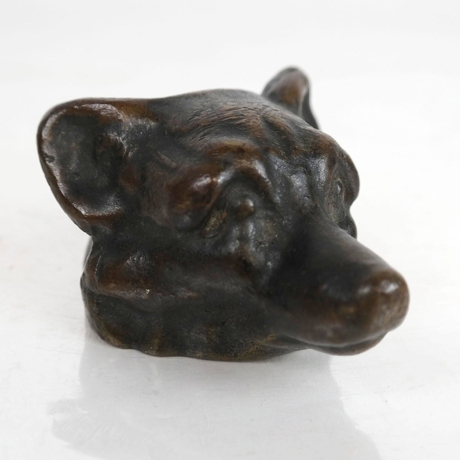 Wolf Form Bronze Paperweight