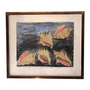 Signed Jim Dine Etching & Aquatint Of Pinocchio