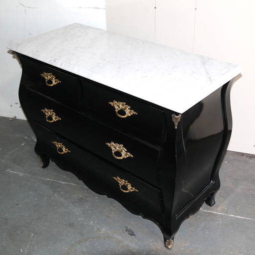 Louis XV-Style Black Lacquer Commode - Dec 04, 2021 | Roland NY in NY