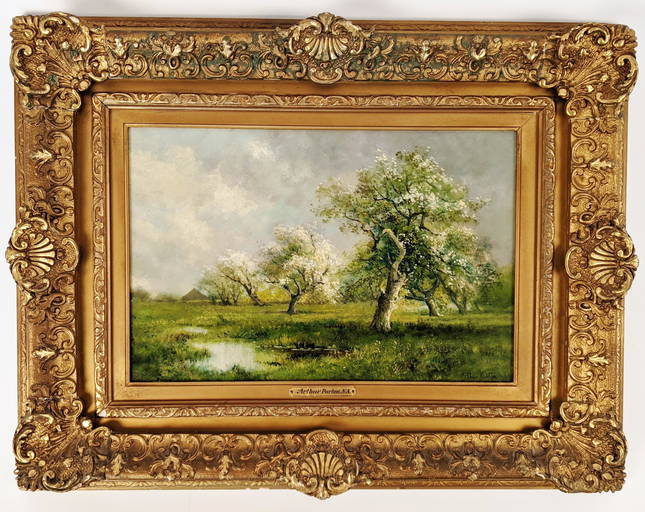 Arthur PARTON: Landscape - Oil Painting - Jan 28, 2022 | Roland NY in NY