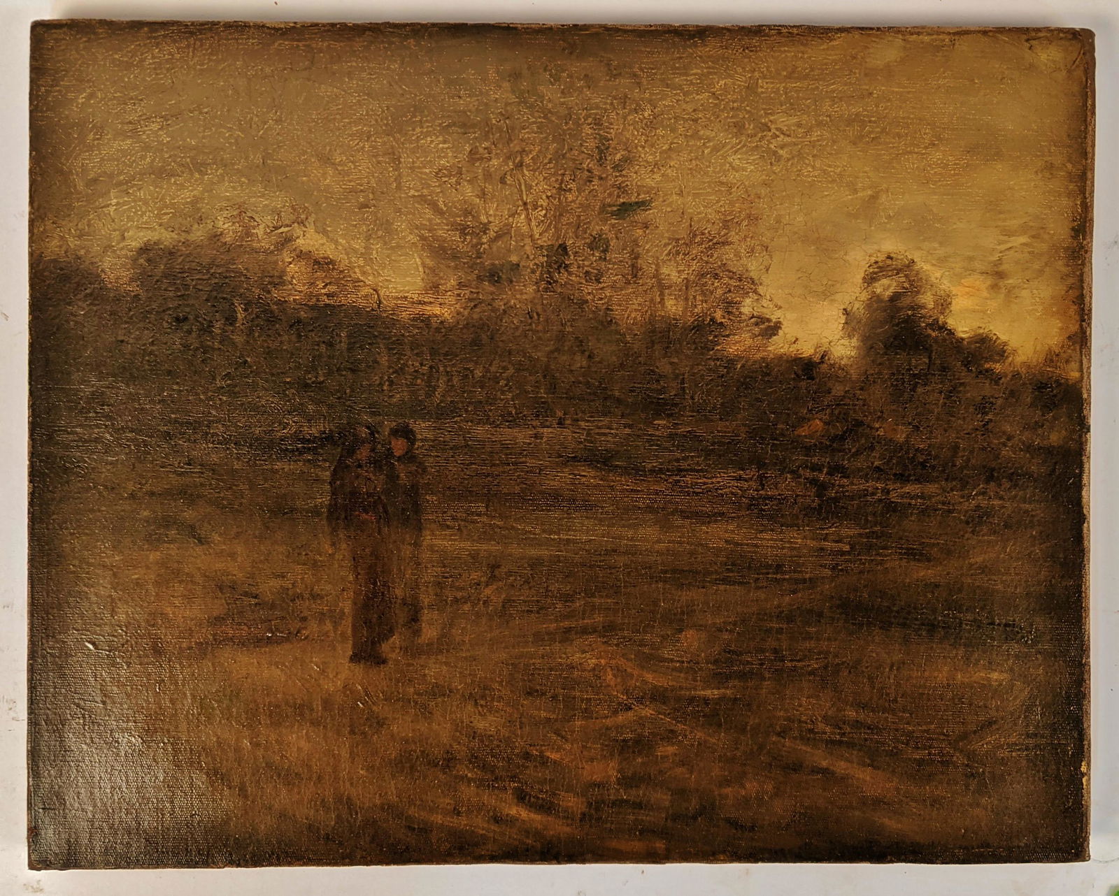 George Fuller: The Gossips Oil Painting