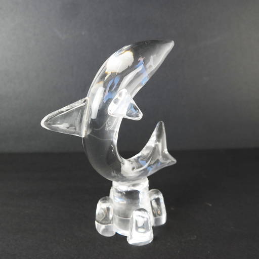 Steuben Dolphin Sculpture/Paper Weight (#0228) on Mar 25, 2022 | Roland ...