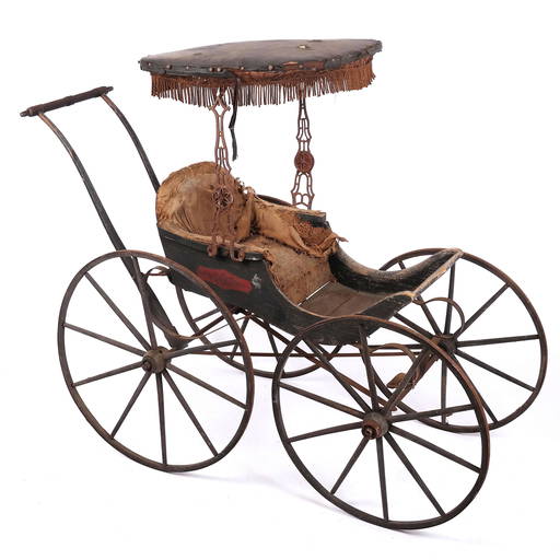 Early Victorian Perambulator with Parasol Shade (#0231) on May 21, 2022 ...