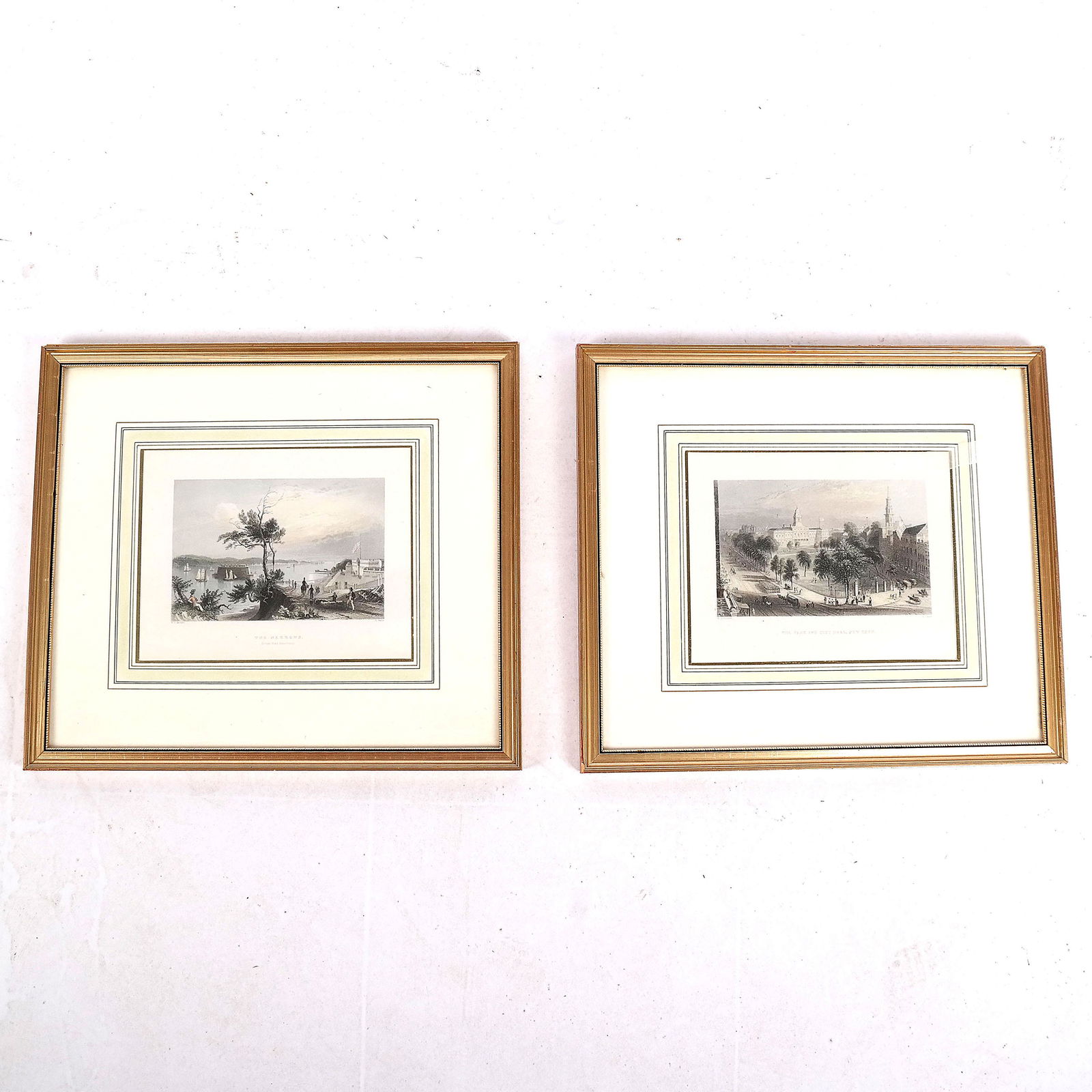 Pair Of New York Scenes Prints