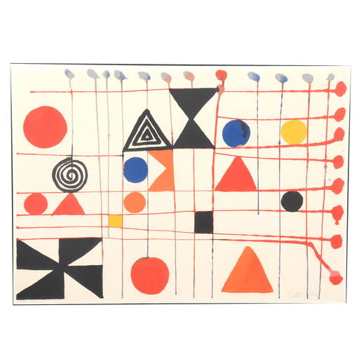 Alexander CALDER: Abstract Shapes - Lithograph (#0021) on Oct 08, 2022 ...