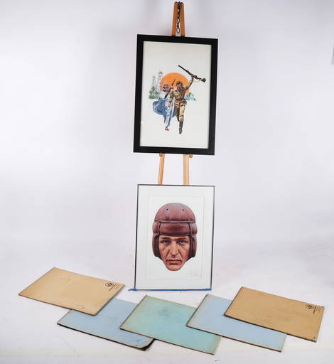 Barnett Plotkin: Two Paintings & Sketchbooks