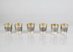 TWO RUSSIAN SILVER ENAMEL VODKA SHOT CUPS - Jan 08, 2015 | Andrew ...