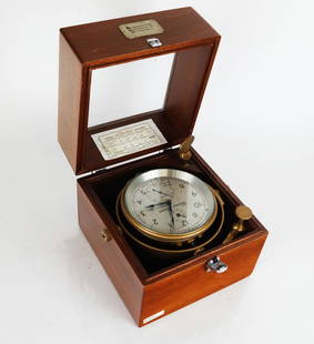 English Thomas Mercer Chronometer In Case