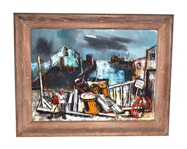 Sol Wilson "keep Off" On Artist Board, Mixed Media