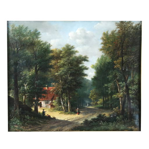 Adam van PEURSE: Figural Landscape - Oil on Canvas - Jan 07, 2023 ...