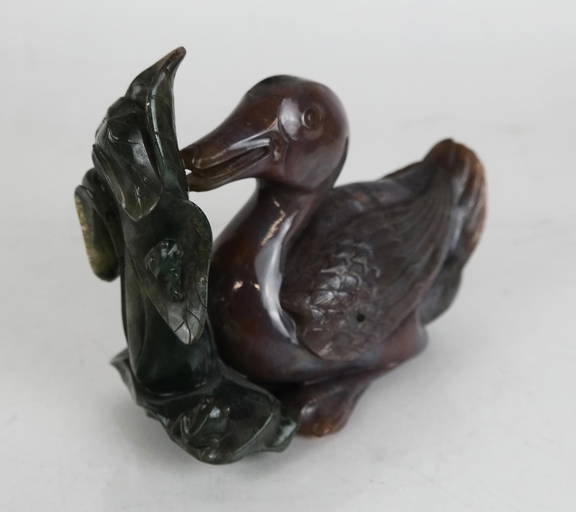 Jade Sculpture of a Duck (#0803) on Jan 07, 2023 | Roland NY in NY
