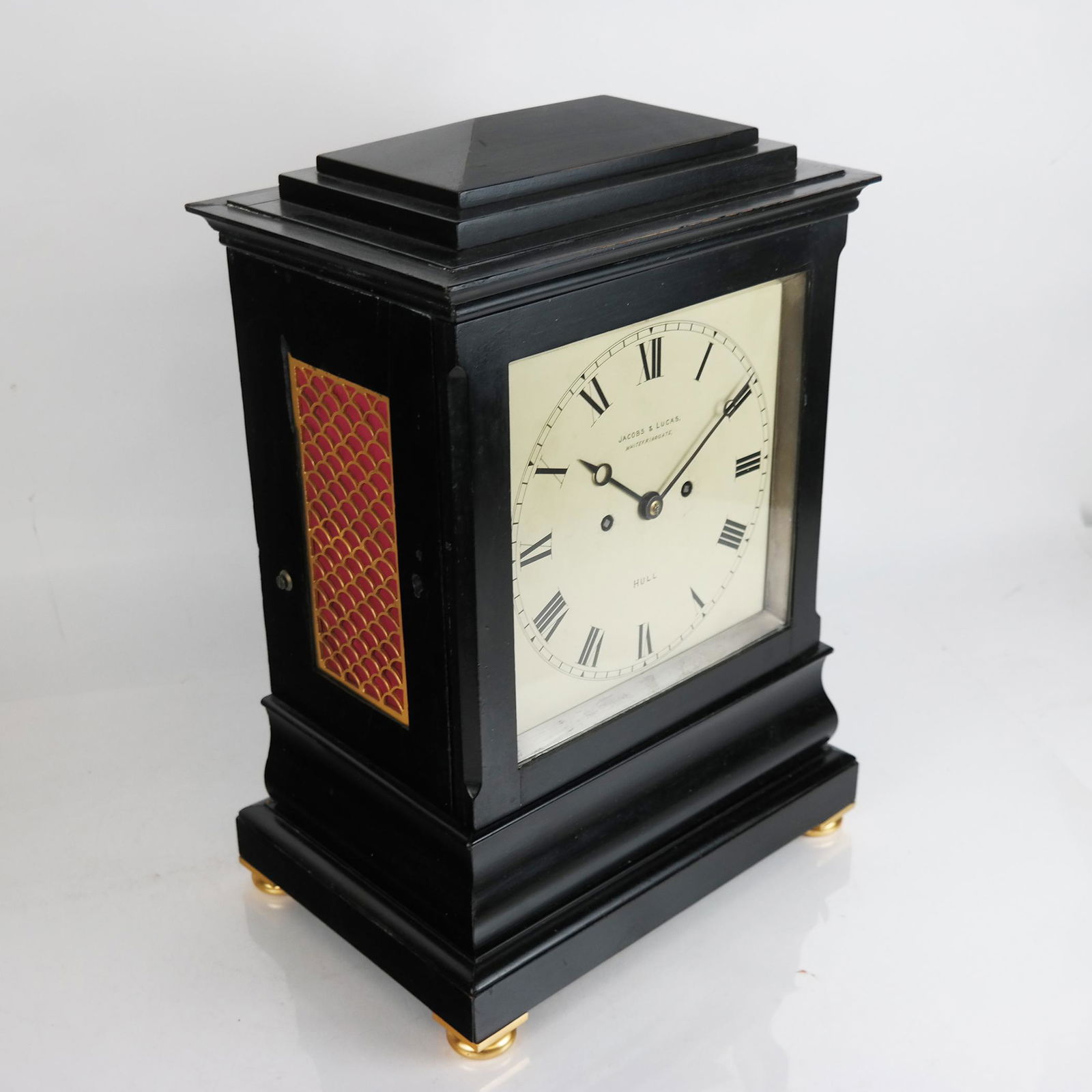 Jacobs & Lucas English Ebonized Mantel Clock - Feb 04, 2023 | Roland NY ...