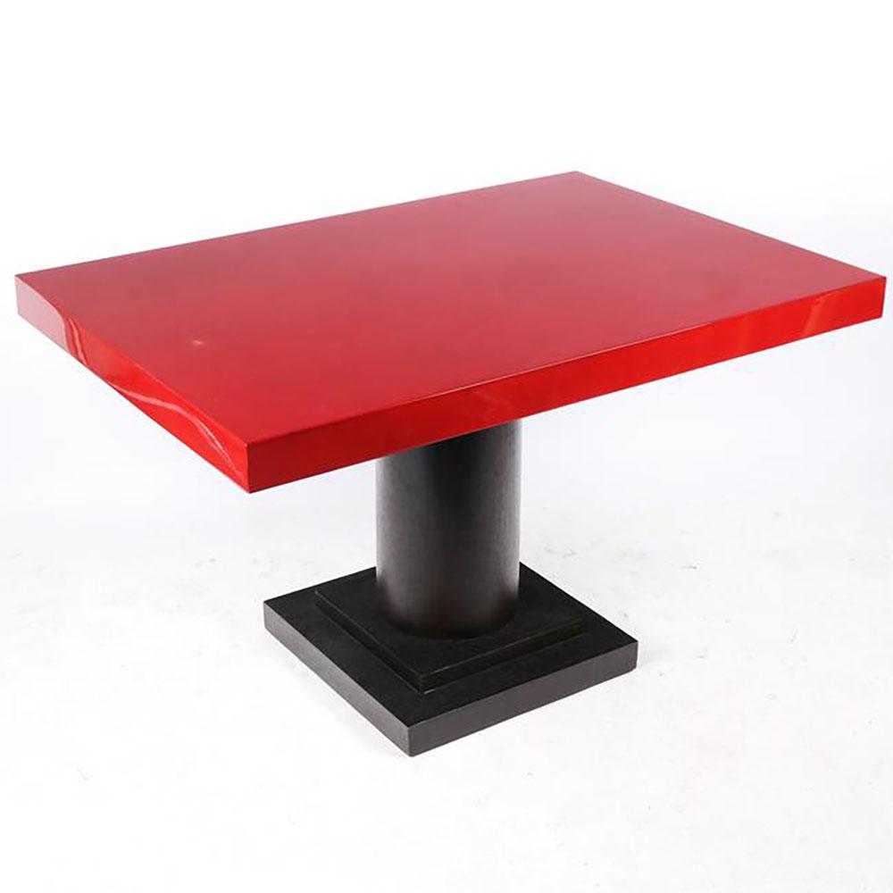 Modern Red Lacquer Dining Table - Mar 04, 2023 | Roland NY in NY