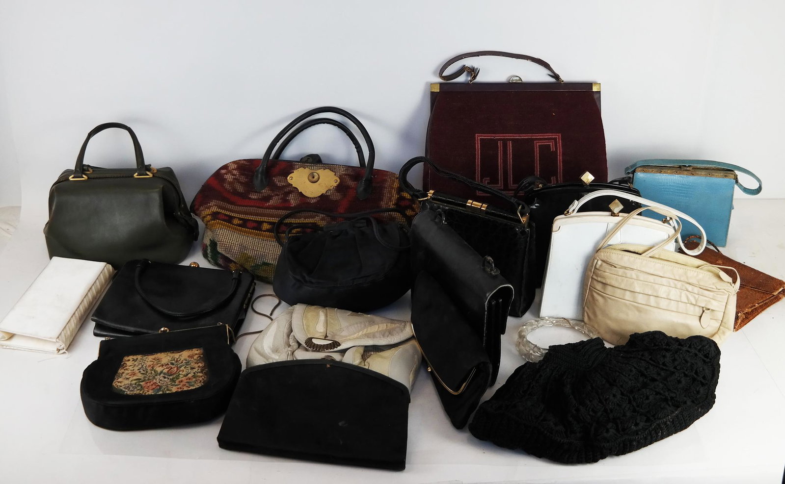 Assembled Group Of Vintage Handbags