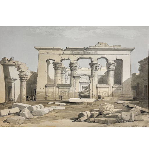 David Roberts: "..temple Kalabshi" Litho.