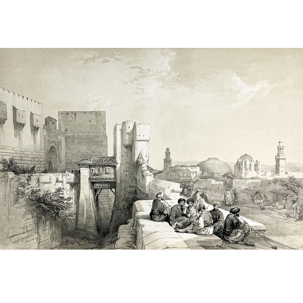 David Roberts: "citadel Of Jerusalem" Litho.