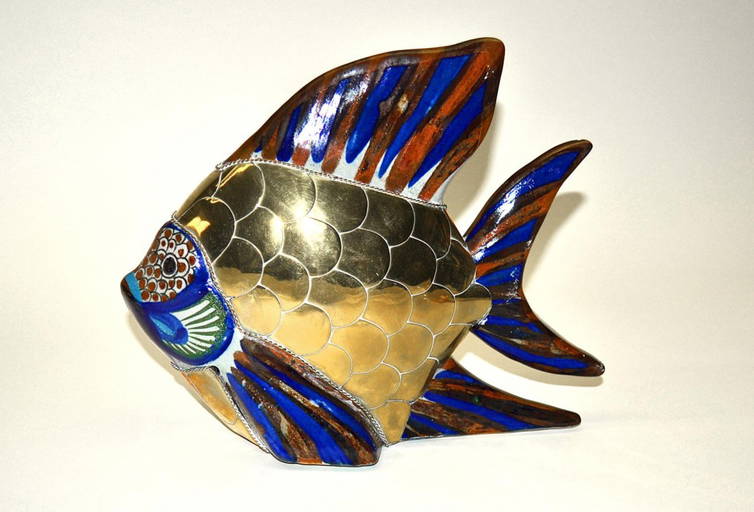 Asian Sculpture Of A Fish