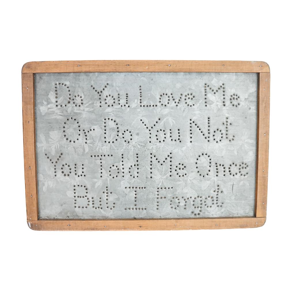 Decorative Metal "love" Sign