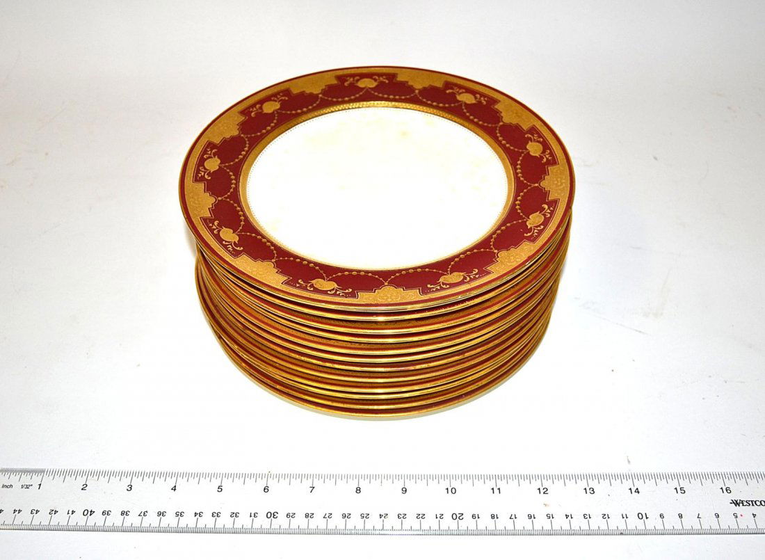 Thirteen Minton Plates