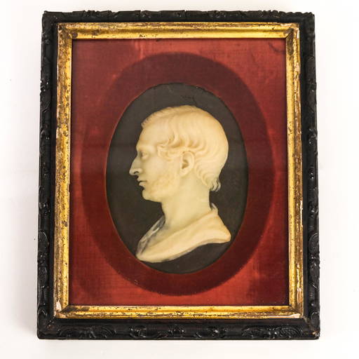 Framed Relief Silhouette Portrait