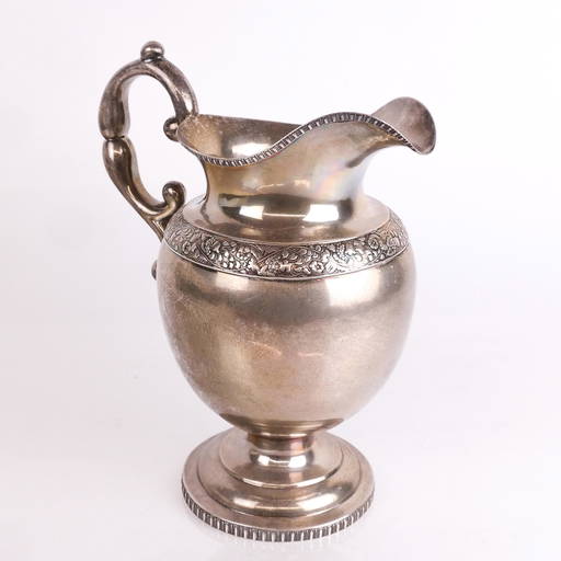 J. Crawford American Coin Silver Pitcher